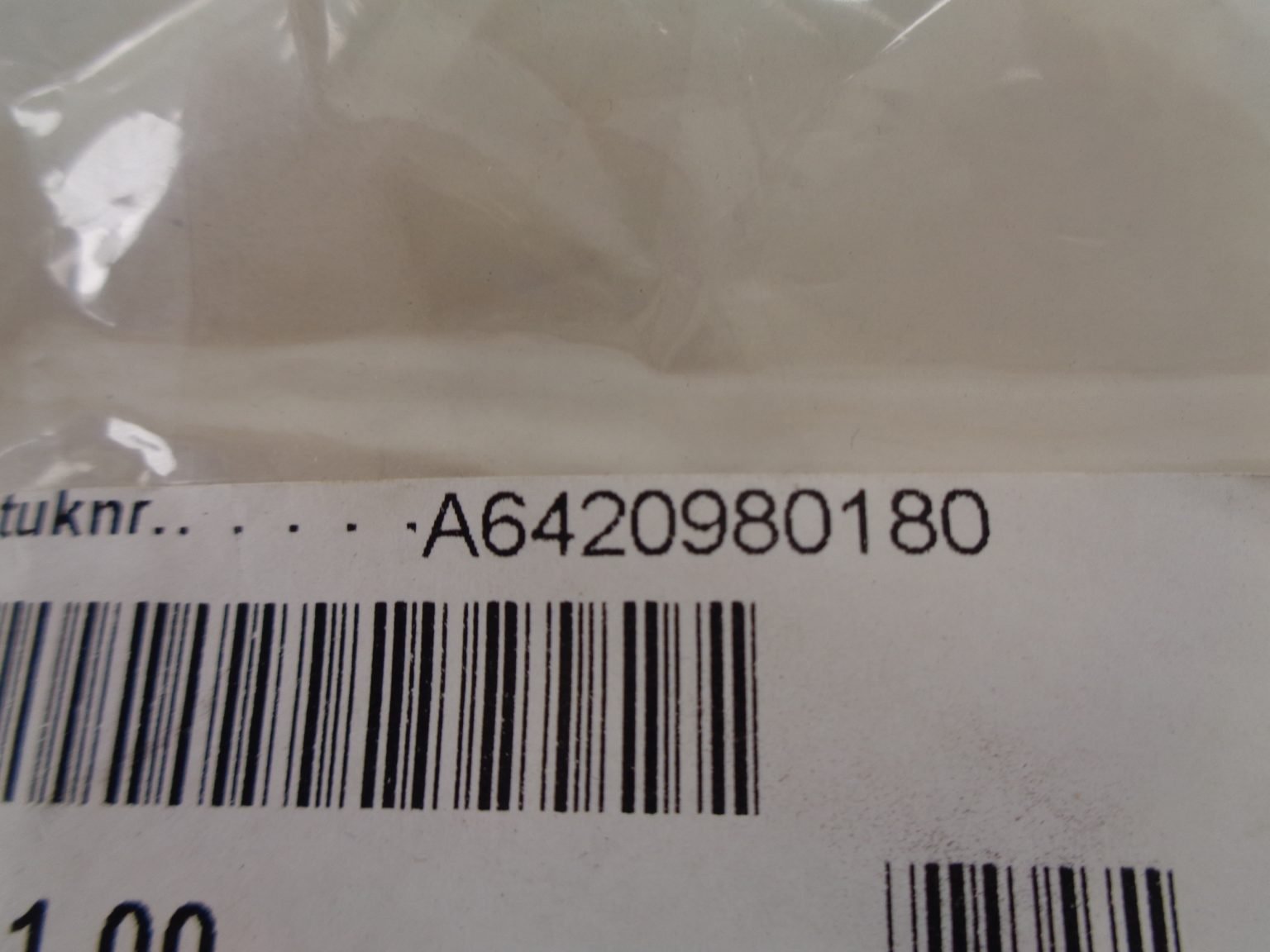 A6420980280 PAKKING DROSSELKLEP OM642 NEW OLD STOCK ORIGINEEL MERCEDES ...